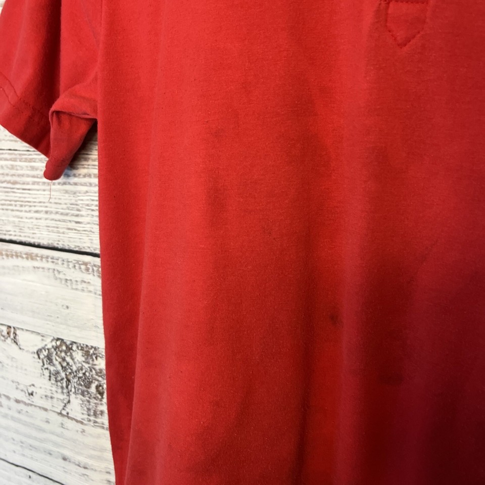 Sonic Drive In Crew Shirt Adult S Red Henley Short Sleeve by Barco ...