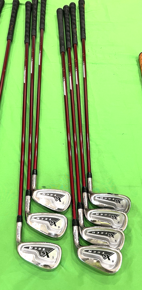 Golden Bear XS Tech Golf Club Set 1W 3W 5W 7W 5-SW Putter RH Graphite ...