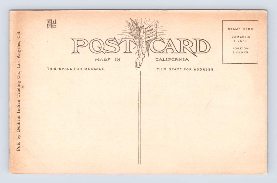 Bimini Hot Springs LOS ANGELES Antique California Postcard Trolley ...