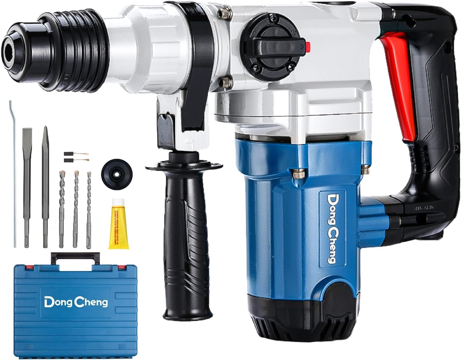 1-1/8 Inch Sds-Plus Rotary Hammer Drill with Safety Clutch, 9.2Amp ...