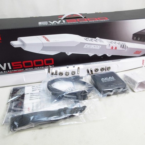 AKAI EWI5000W Wireless Wind Instrument White Limited Model Built-in ...
