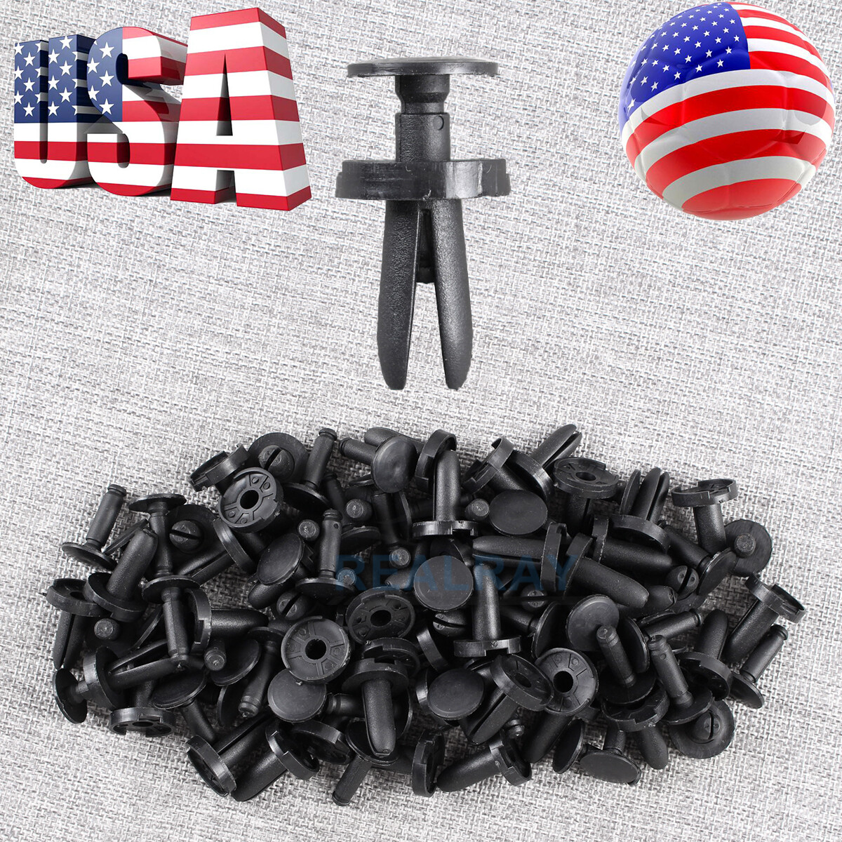 50pcs For Toyota Camry Push Type Retainer Clips 2002+ Replace 90467 ...
