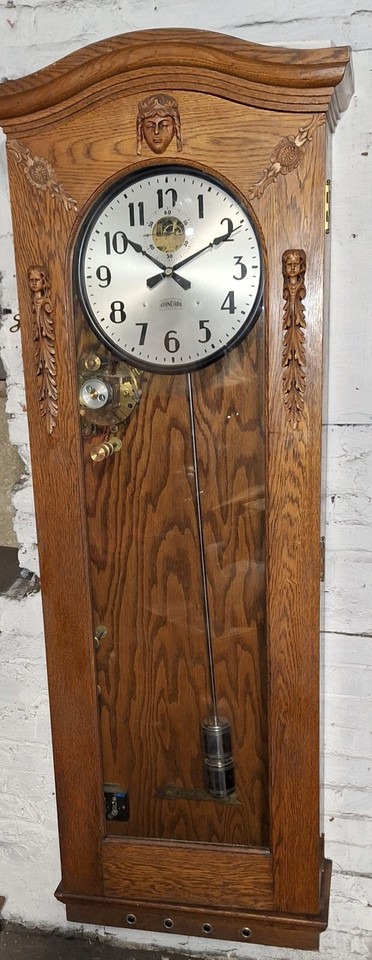 Rare Fancy Large Standard Electric Time Co. Springfield Mass. Master ...