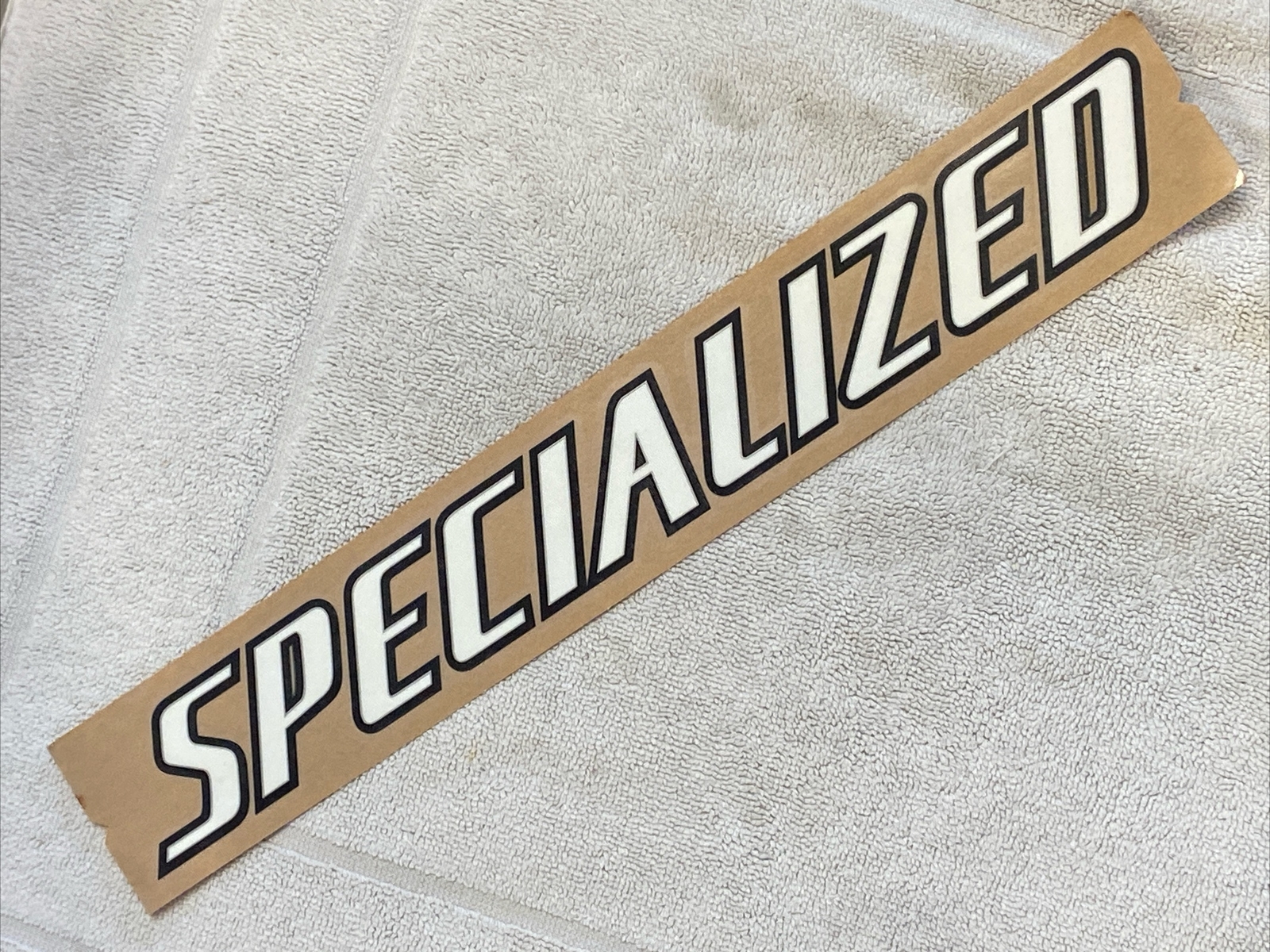 Specialized Bicycle Frame Decal Downtube Sticker Die cut 13 1/4” Long ...