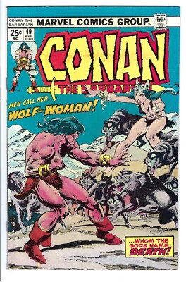 CONAN THE BARBARIAN #49 VF Wolf-Woman :) | eBay