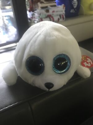Ty Beanie Boos - ICY the White Baby Seal (6 Inch) NEW - MINT with MINT ...