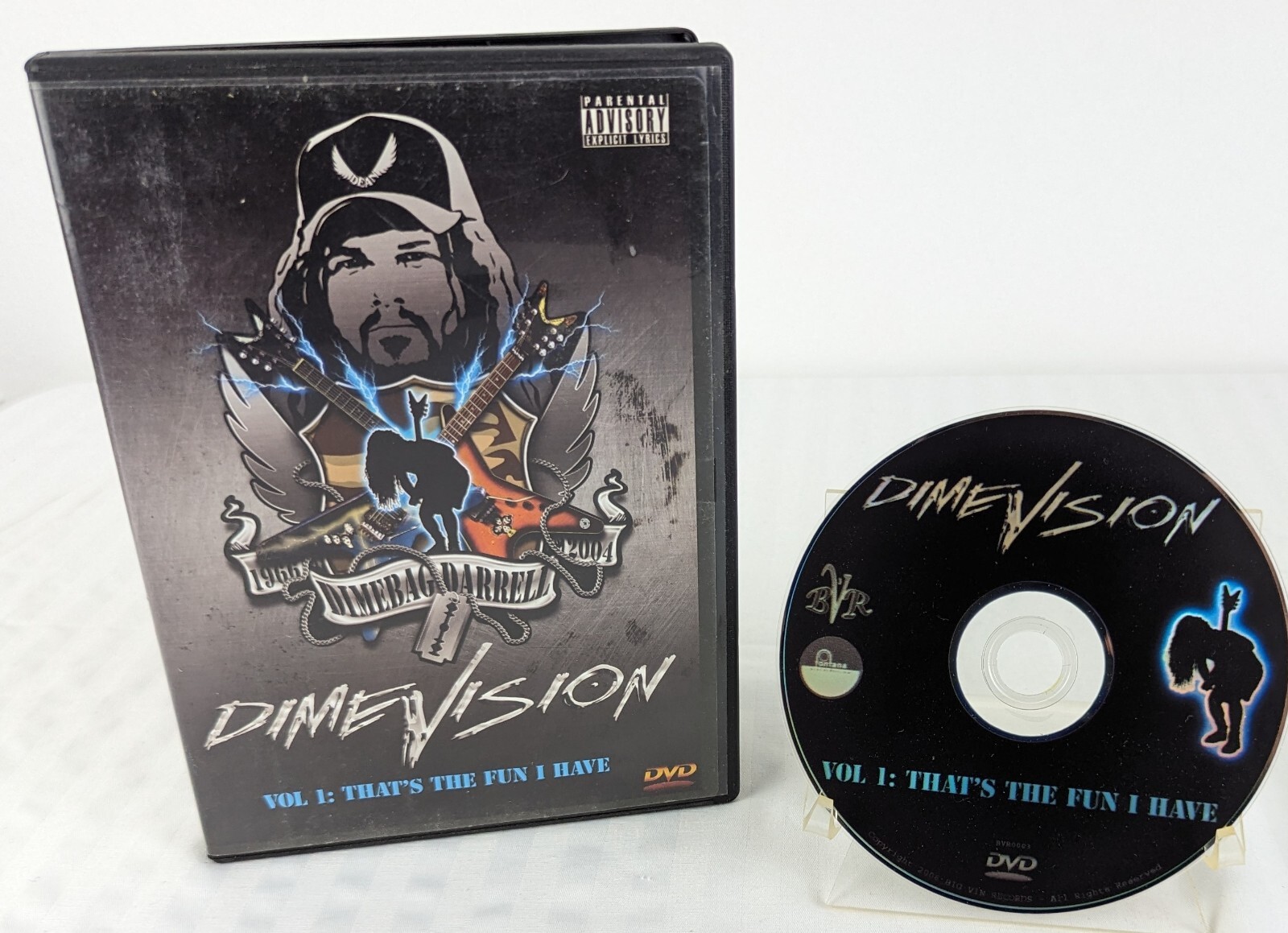 Dimebag Darrell Dimevision Volume 1 That's The Fun I Have DVD 2004 OOP ...