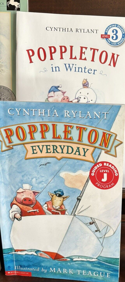 Kids Books Lot 12 CYNTHIA RYLANT Cobble Lighthouse Poppleton Dog Heaven ...