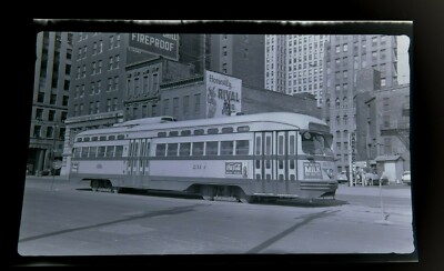 Original Detroit Trolley Michigan Streetcar Hotel Norton Vintage Photo ...
