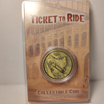 Ticket To Ride Limited Edition Train Coin Official Collectible Metal ...