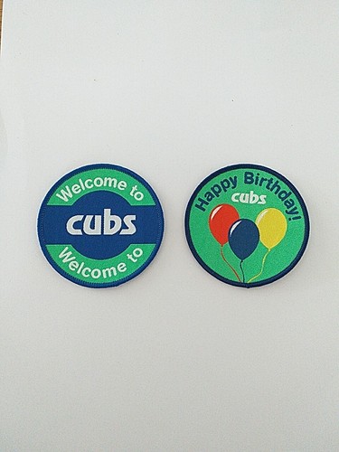 Cub Uniform 2x Badges Happy Birthday And Welcome To Cubs NEW | eBay UK
