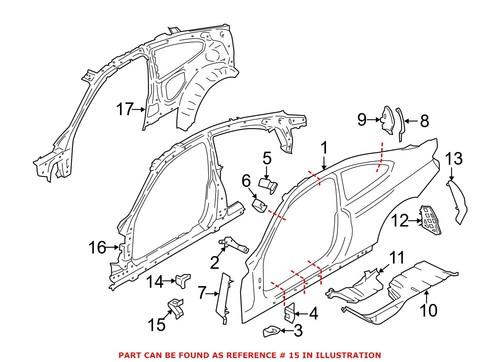 Genuine OEM Lower Uniside Bracket For BMW 41007284407 | eBay