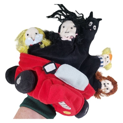 Ikea Finger Hand Puppet Red Car 5 Family Character Puppets Jalopy ...