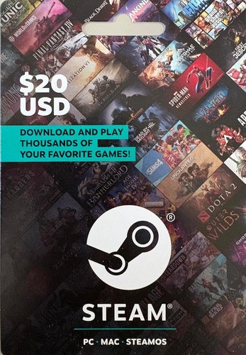 Steam Gift Card $20 Steam Wallet - FAST SHIPPING Pc,Mac,Mobile | eBay