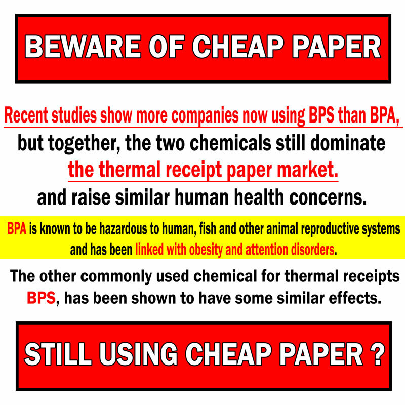 VX520 2 1/4 X 50 THERMAL PAPER 50 ROLLS VERIFONE 2 1/4" X 50' BPA FREE ...