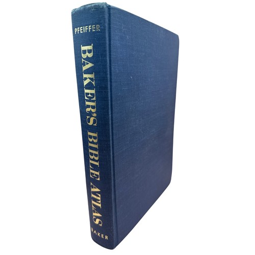 Baker's Bible Atlas Charles F. Pfeiffer Hardcover Illustrated Maps ...