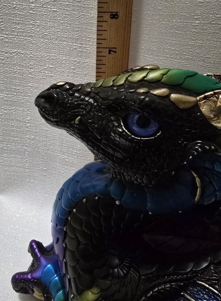 Windstone Editions Dragon 1997 Peacock Dragon Warrior Dragon By Pena w ...