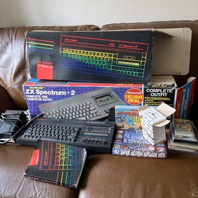 Sinclair ZX Spectrum 128K Plus 2-in-1 Cartridge Bundle Vintage In ...