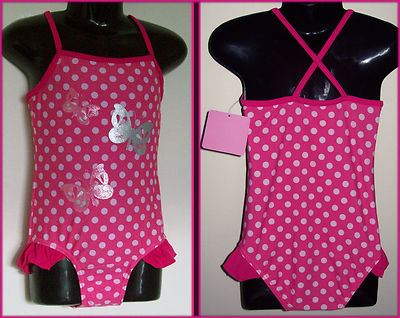 GIRLS TOGS Sz 2 3 4 or 6 - Adorable 1 pc SWIMWEAR BATHERS - Pink ...