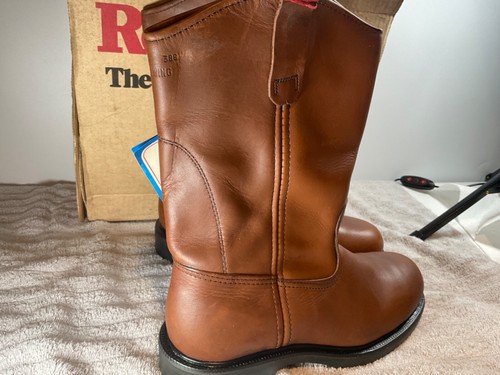 Red Wing Pecos 2231 Pull On Work Boots Men's Size 6.5 E Safety Toe | eBay
