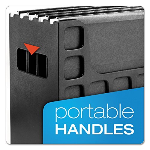 Pendaflex Portable Desktop File, Side Handles, Hanging File Folders ...