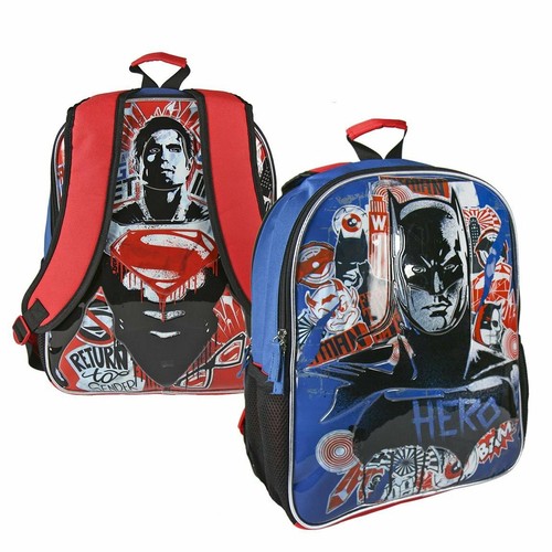 Batman v Superman Large Reversible Double Sided Backpack | eBay