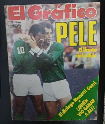 El Grafico Magazine Number 3026 Pele Brazilian Soccer Player 1977 VERY ...