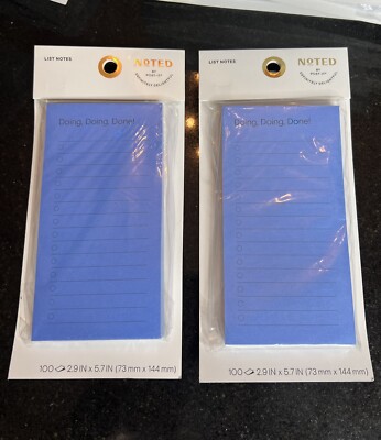 Lot Of 2 Noted By Post-It List Notes Doing, Doing, Done! | eBay