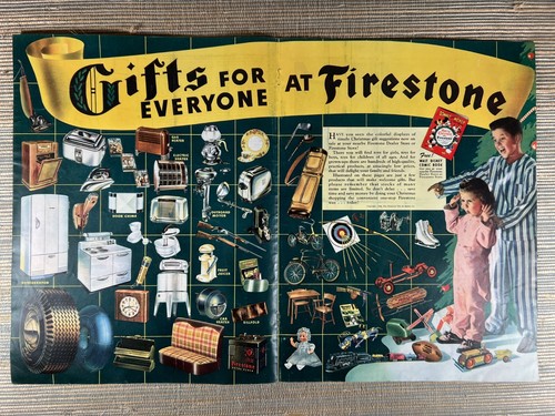 Firestone Christmas Gifts for Everyone Disney Comic Book 1946 Vintage ...