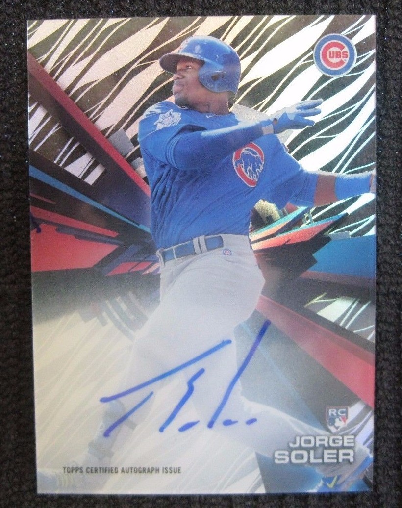 Jorge Soler RC 2015 Topps High Tek Rookie Autograph AUTO! Cubs OF RC ...