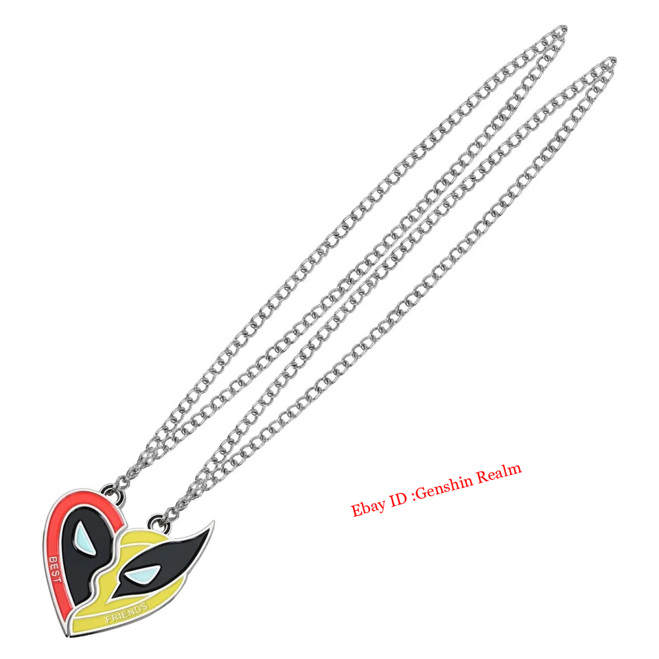 Deadpool & Wolverine 3 Wolverine Best Friends Necklace Pendant ...