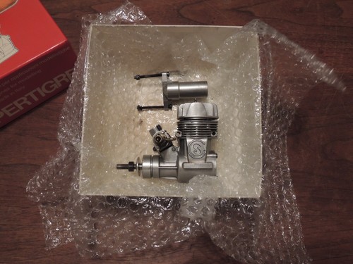 **CLEAN** Super Tigre GS 40 Ring RC 2 Stroke Nitro model plane engine w/header | eBay