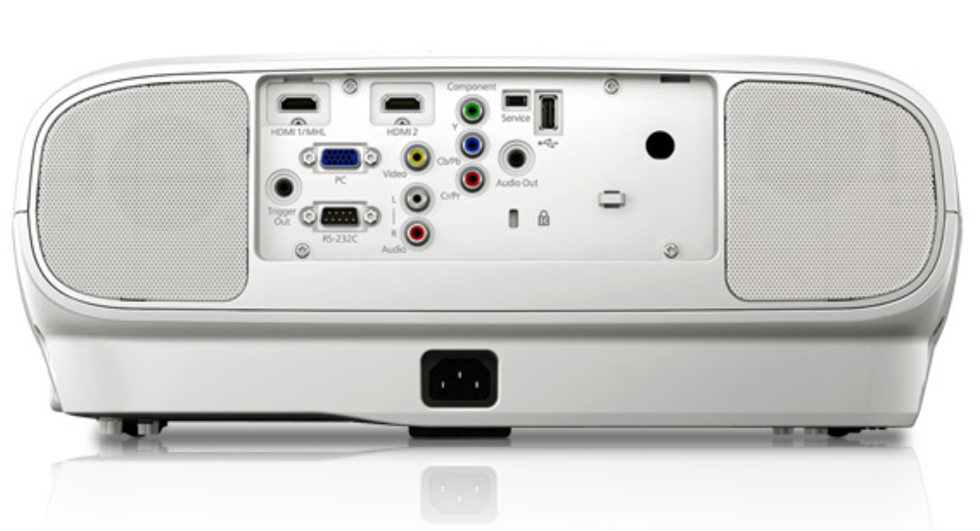 Epson 3500 Home Cinema 1080p 3D 3LCD Home Theater Projector - White ...