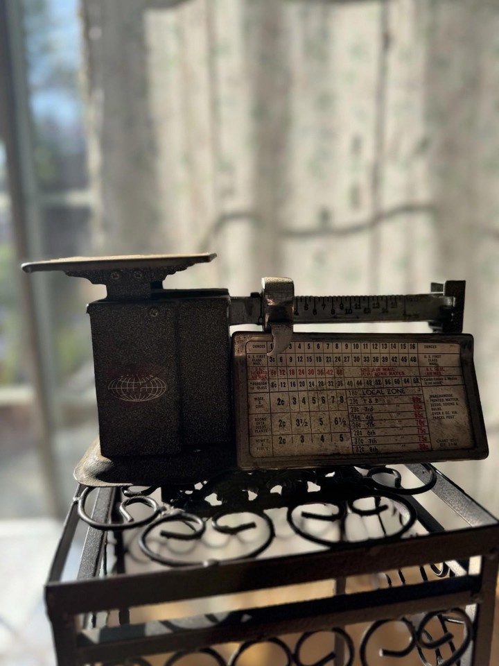 Vintage 1950s Triner Postal Scale Model 88 Steel USPS Mail Weight ...