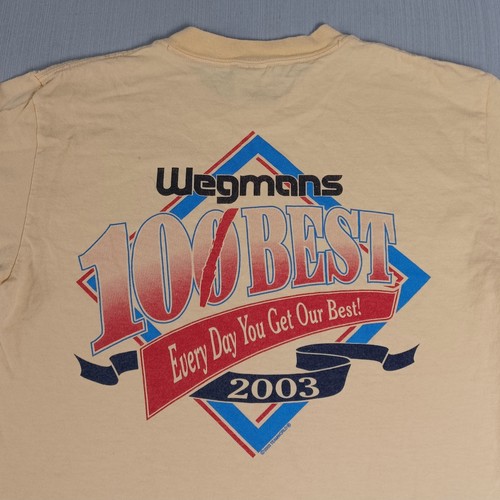 Chase Pitkin Wegmans Grocery 100 Best Uniform Shirt Mens Small Vintage ...