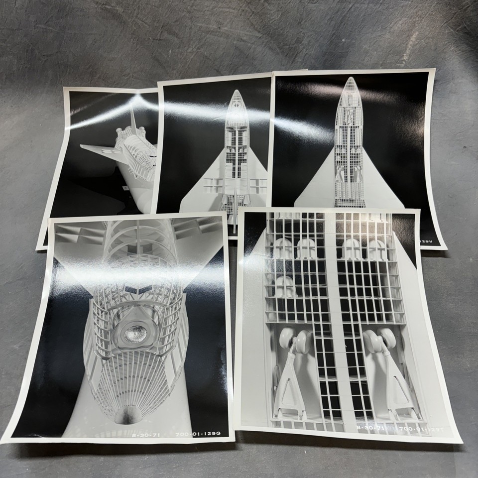 Vintage BOEING NASA Space Shuttle Model Photos VINCE WELDON ...
