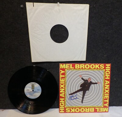 1978 MEL BROOKS SIGNED AUTOGRAPH High Anxiety ALBUM PSA/DNA COA # ...
