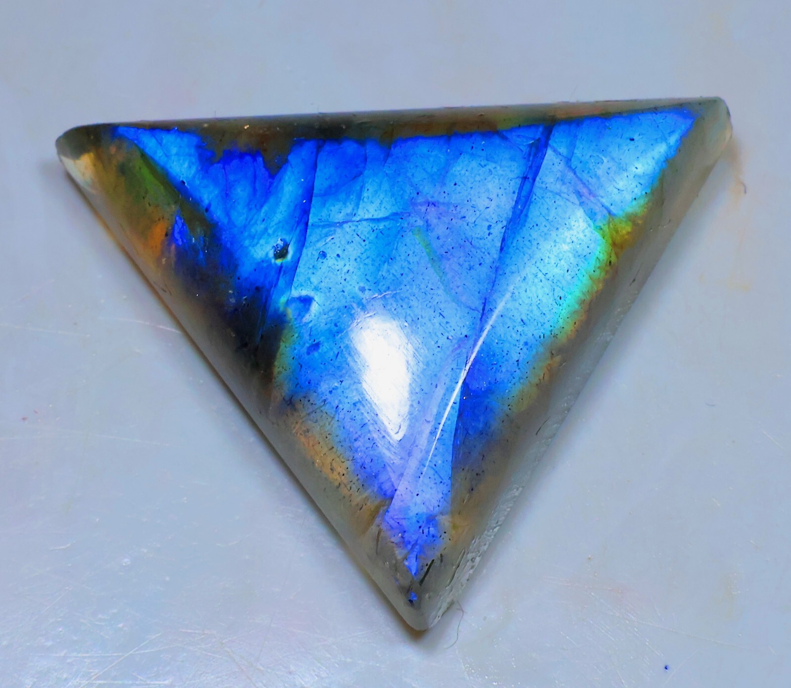 100% NATURAL DEEP BLUE FIRE LABRADORITE FANCY CABOCHON GEMSTONE GF- | eBay