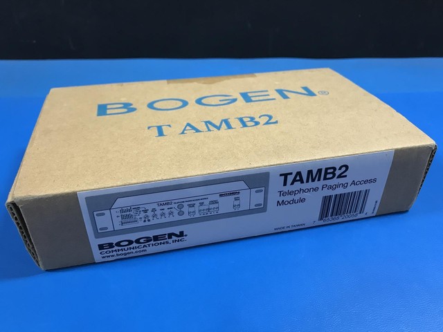Bogen TAMB2 Telephone Paging Access Module - Black for sale online | eBay