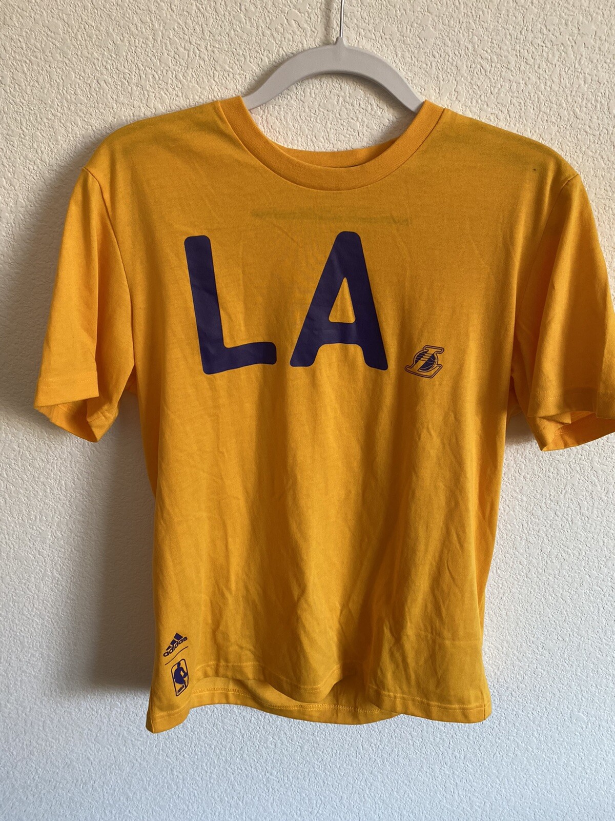 Los Angeles Lakers Adidas shirt L.A Symbol Size Medi… - Gem