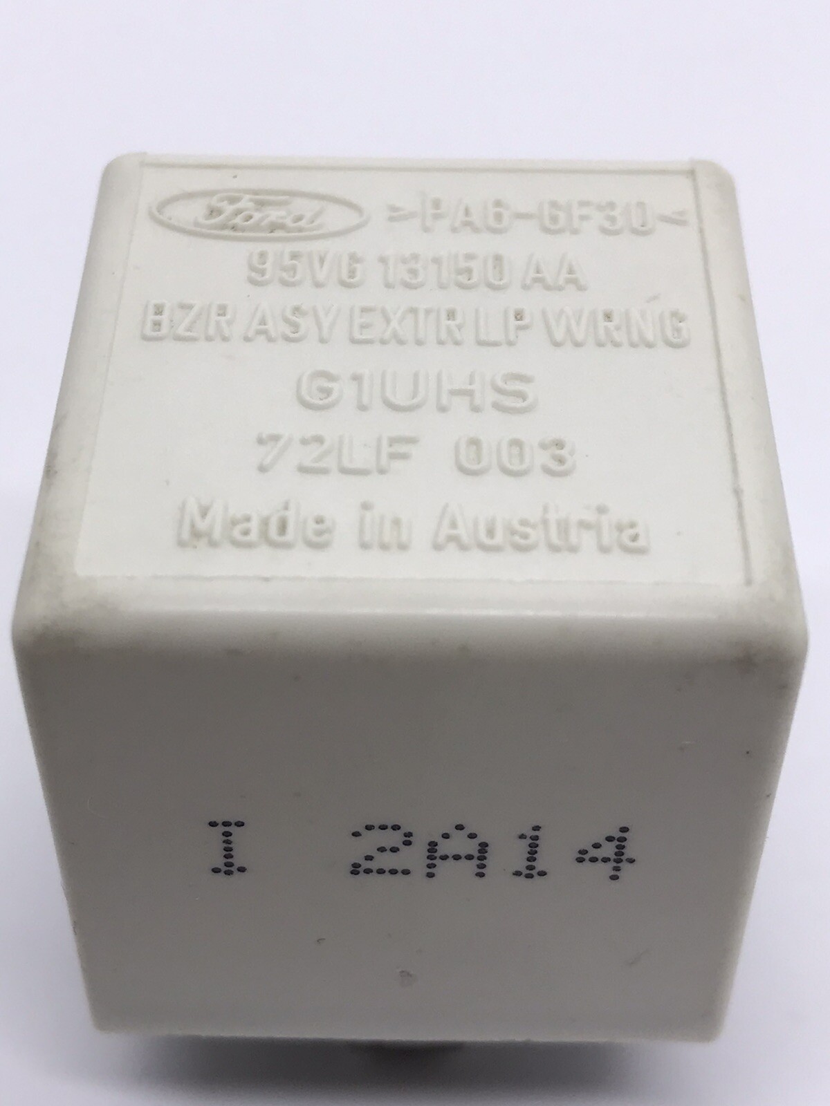 *GENUINE* FORD 3 BLADE RELAY WHITE 95VG13150AA / PA6 GF30 / 72LF 003 | eBay
