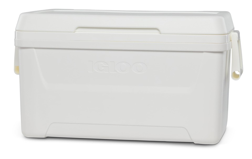 Hard Sided Ice Chest Insulated Cooler Food Drinks Box Stain Odor ...