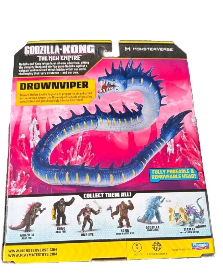 Godzilla x Kong The New Empire Drownviper 7" Action Figure NEW NIB | eBay