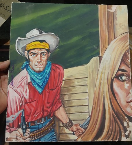 VTG, TEXAS - #78 MEXICAN COMIC,COVER ART SIGNED BY VELAZQUEZ FRAGA ...