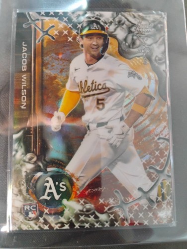 RARE! 2025 Topps Chrome Baseball X Cactus Jack Jacob Wilson ROOKIE RC ...