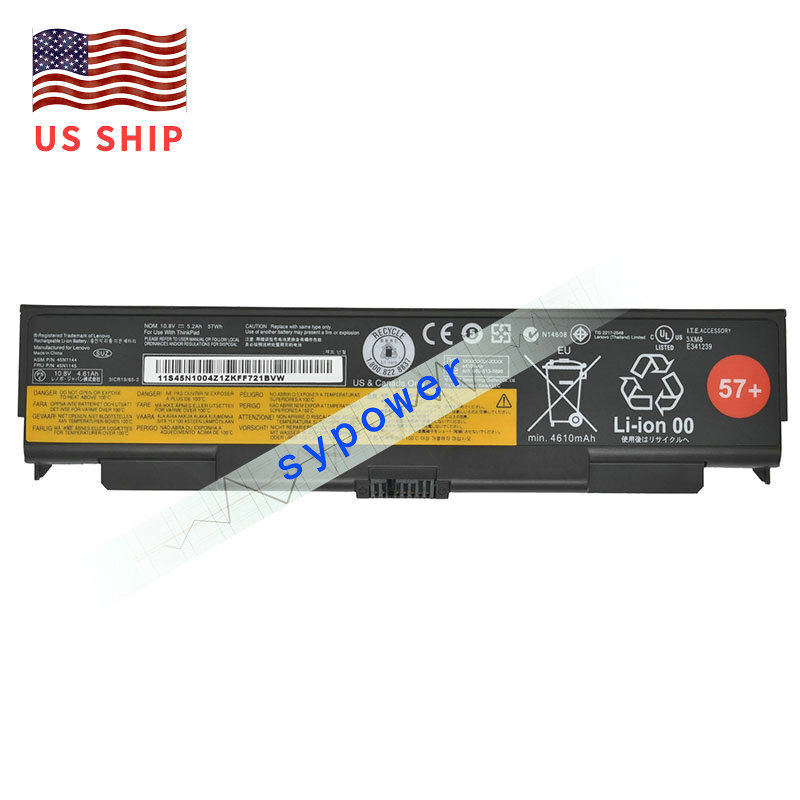 Genuine 57+ Battery for Lenovo ThinkPad T440P T540P W540 W541 L440 L540 ...