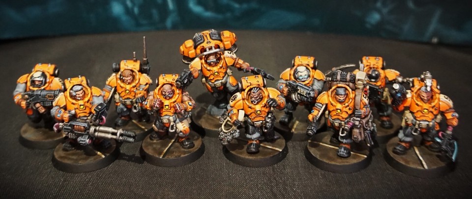 Kill Team: Hearthkyn Salvagers painted Warhammer 40k Leagues of Votann ...