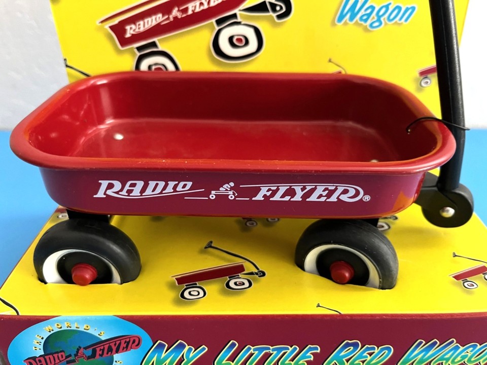 NEW 1998 Radio Flyer Toy Wagon "My Little Red Wagon" Toy Model #901 | eBay