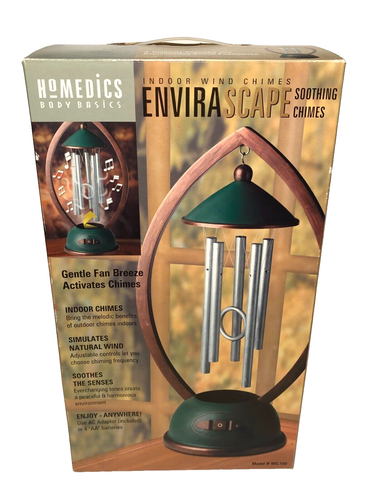 HOMEDICS ENVIRASCAPE INDOOR SOOTHING WIND CHIMES WC-100 NEW IN BOX | eBay