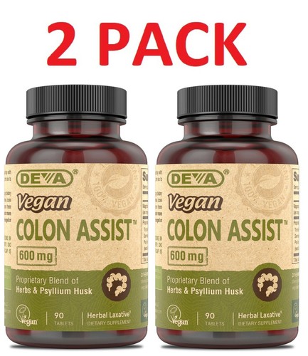 DEVA VEGAN COLON ASSIST 90 Tablet 2 PACK | eBay